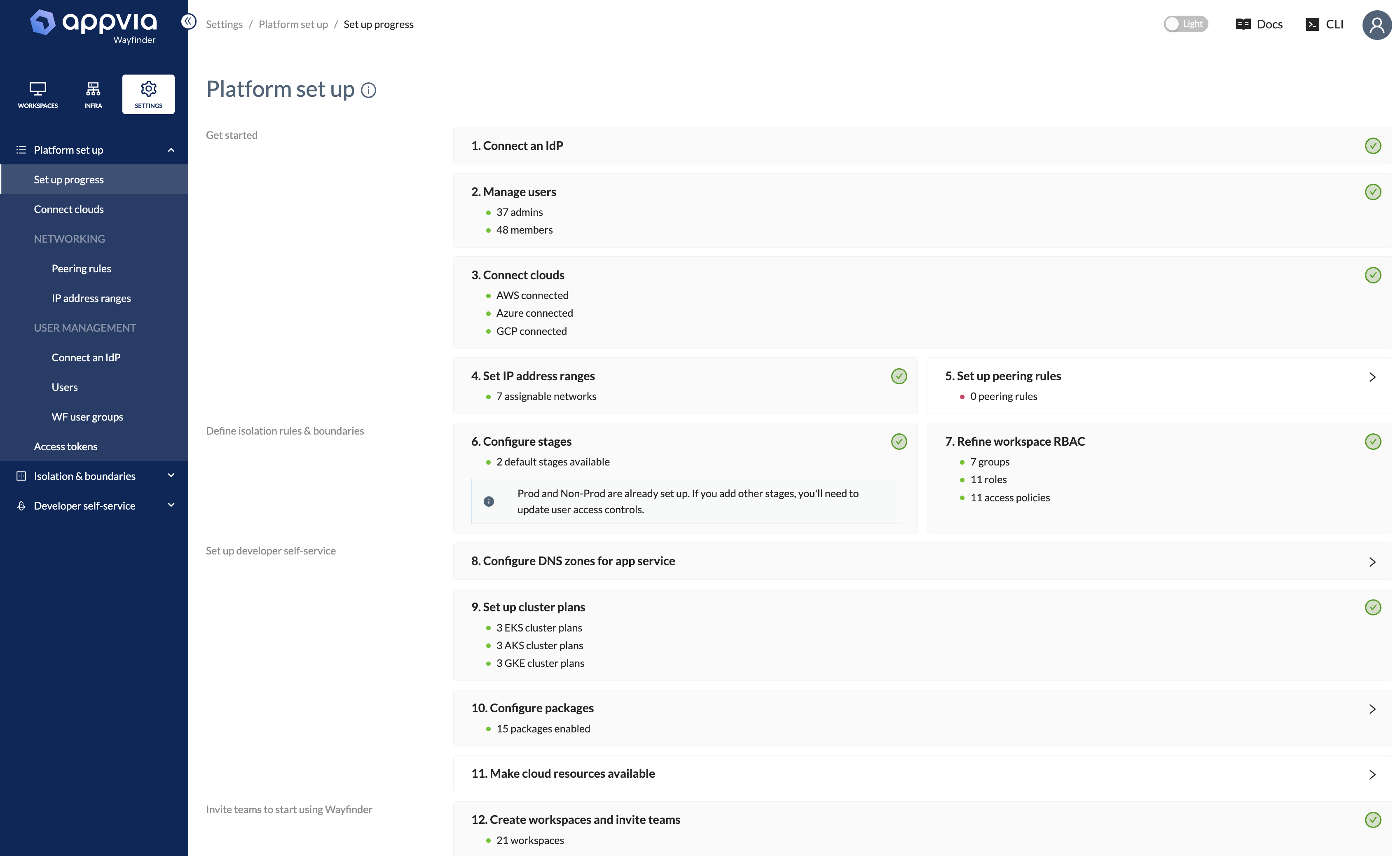 Wayfinder Portal | Appvia Wayfinder